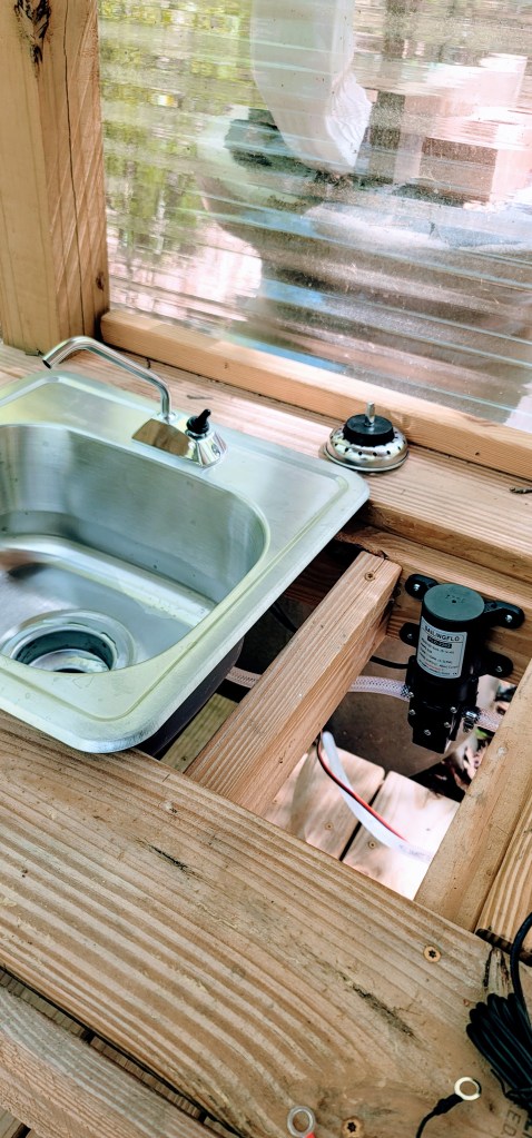 Campfire Exploring DIY Outdoor Camp Kitchen Sink Upgrade